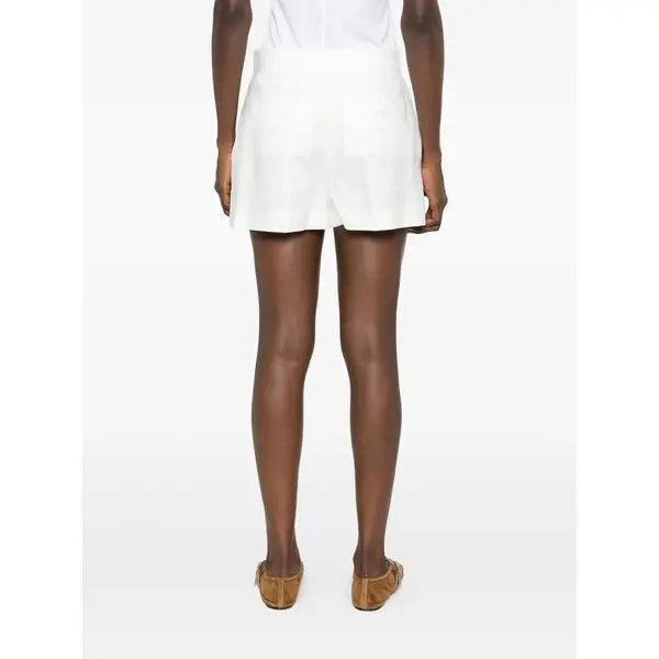 Fendi Tailored Linen-blend Shorts