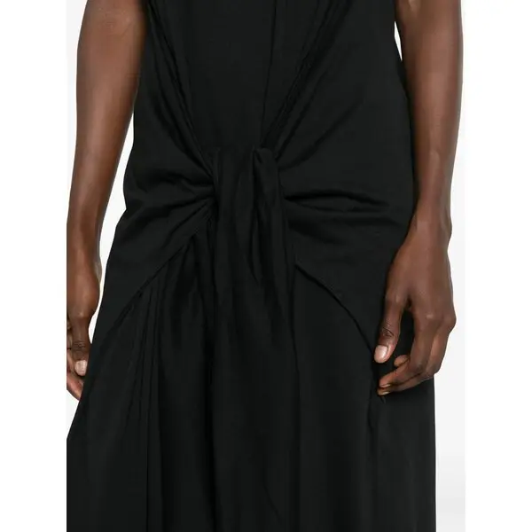 TOTEME Knotted Detail Day Dress - Black