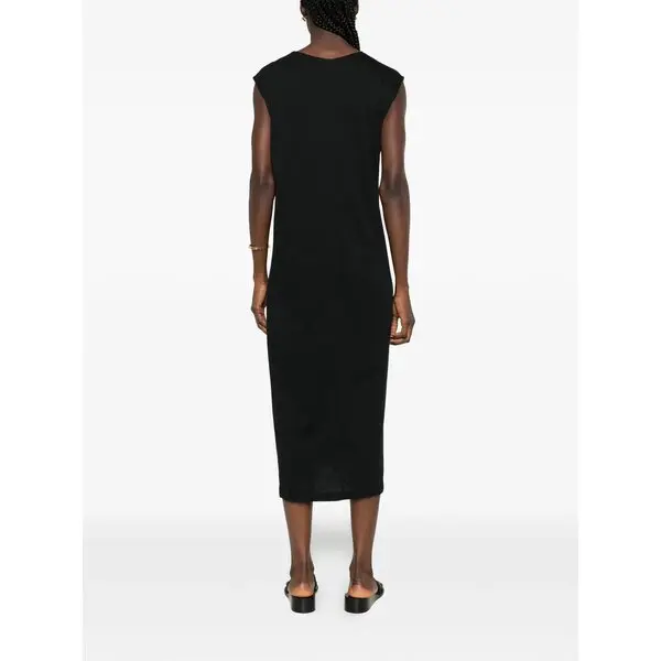 TOTEME Knotted Detail Day Dress - Black