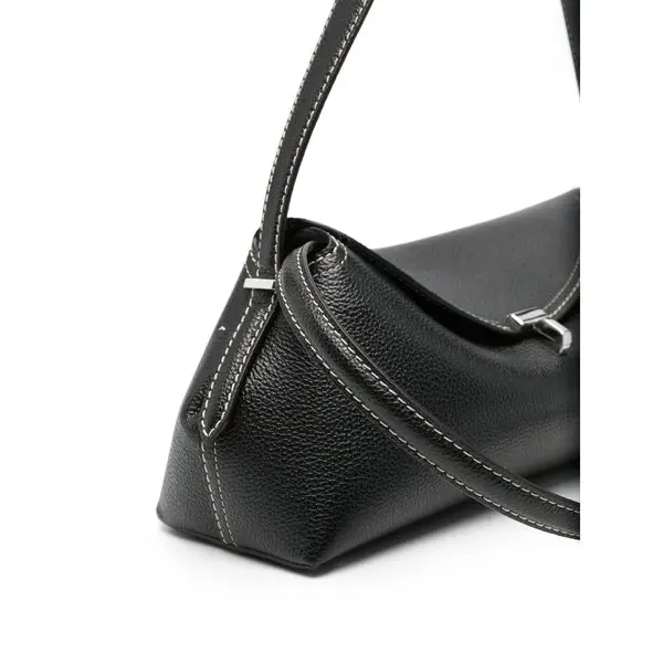 TOTEME Leather Top Handle Bag With T-lock Fastening
