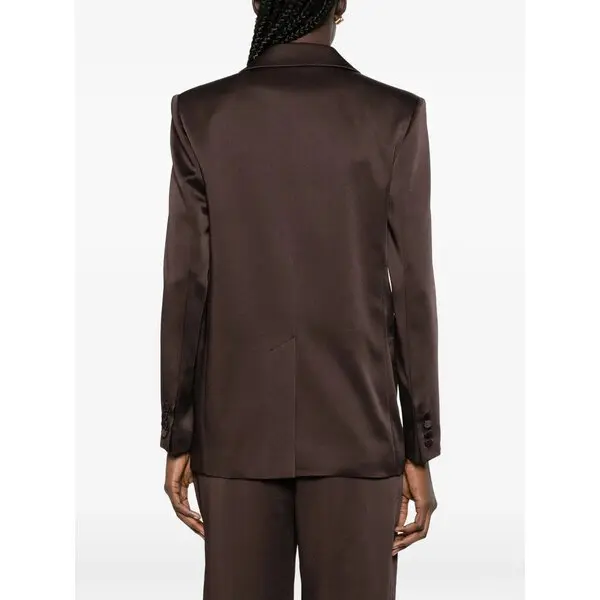 Max Mara Double-breasted Satin Blazer