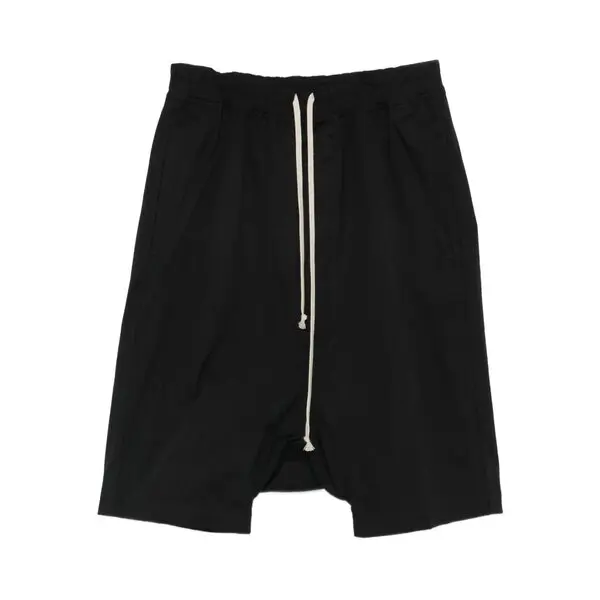 Rick Owens Shorts Drop-crotch Shorts - Black