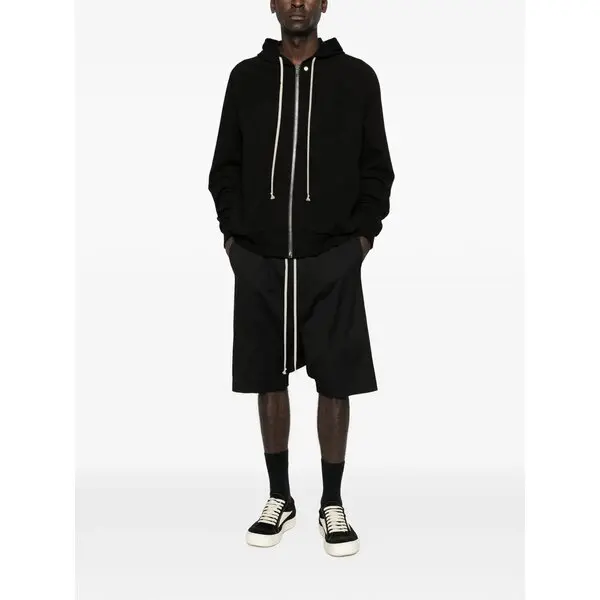 Rick Owens Drop-crotch Drawstring Shorts - Black