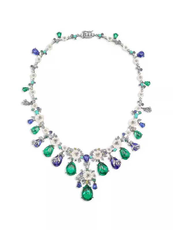 ANABELA CHAN Paradise Multi-stone Necklace - Silver
