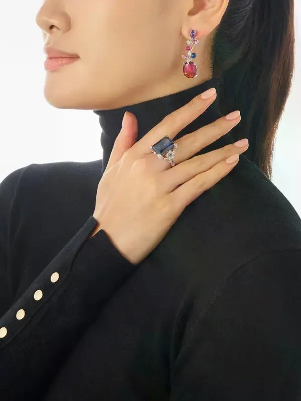ANABELA CHAN Carnivora Multi-stone Earrings