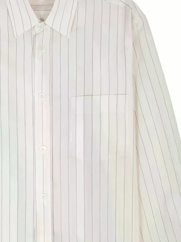 GRIFONI Striped Chest-pocket Shirt