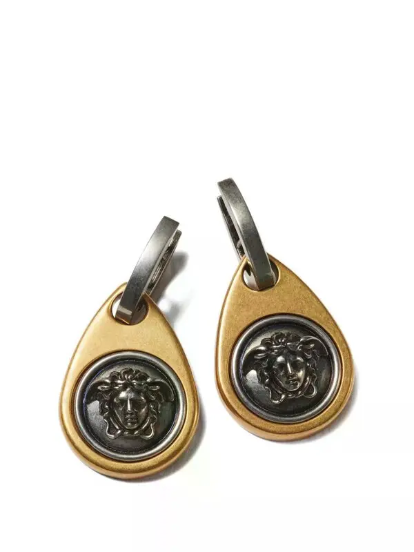 Versace Medusa Earrings - Gold