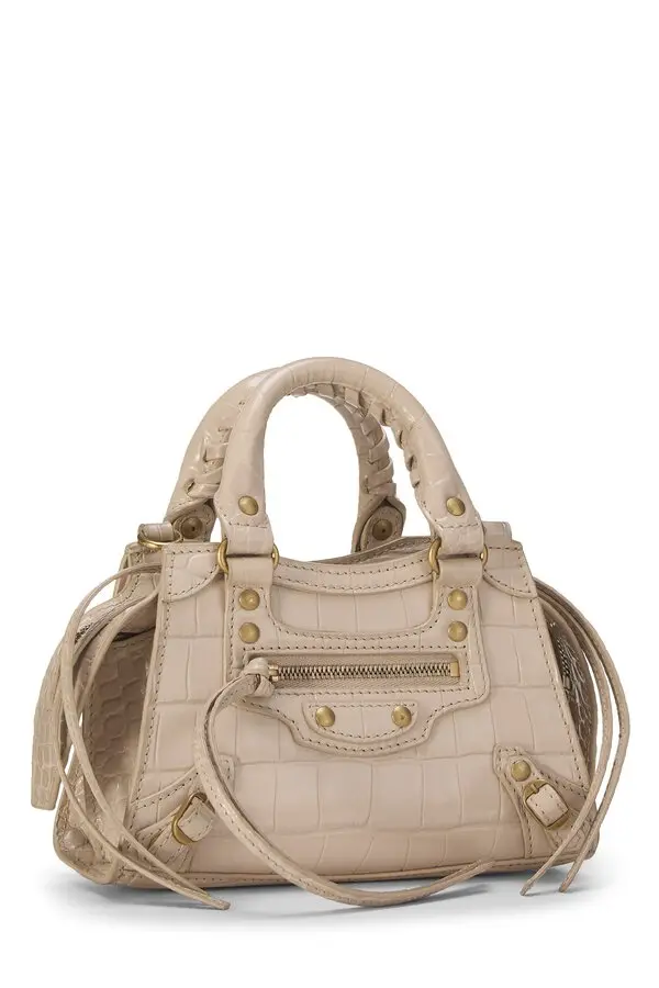 Balenciaga Embossed Neo Classic City Bag