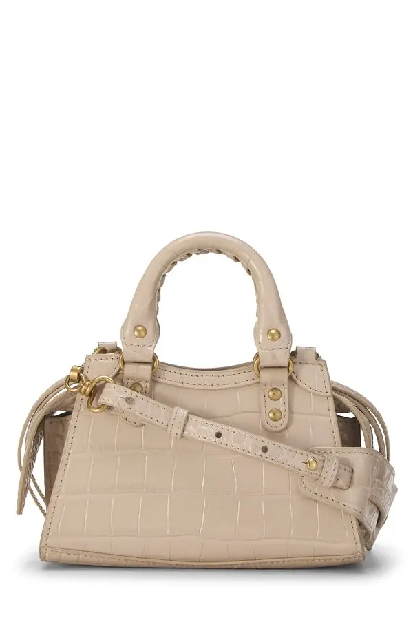 Balenciaga Embossed Neo Classic City Bag