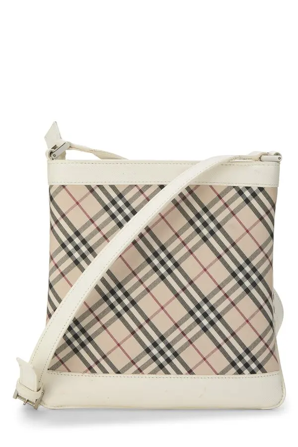 Burberry House Check Nylon Vertical Messenger