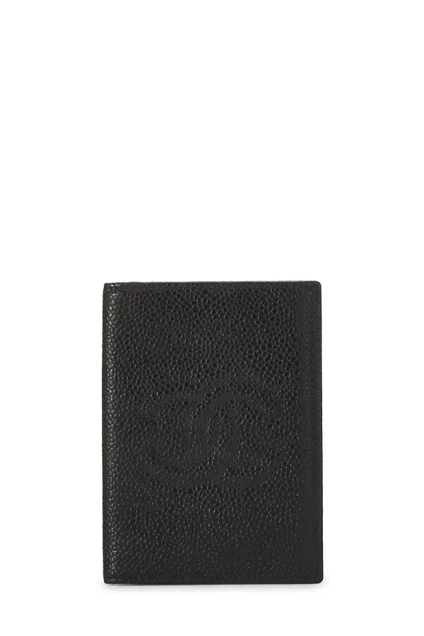 Chanel Calfskin Card Holder - Black