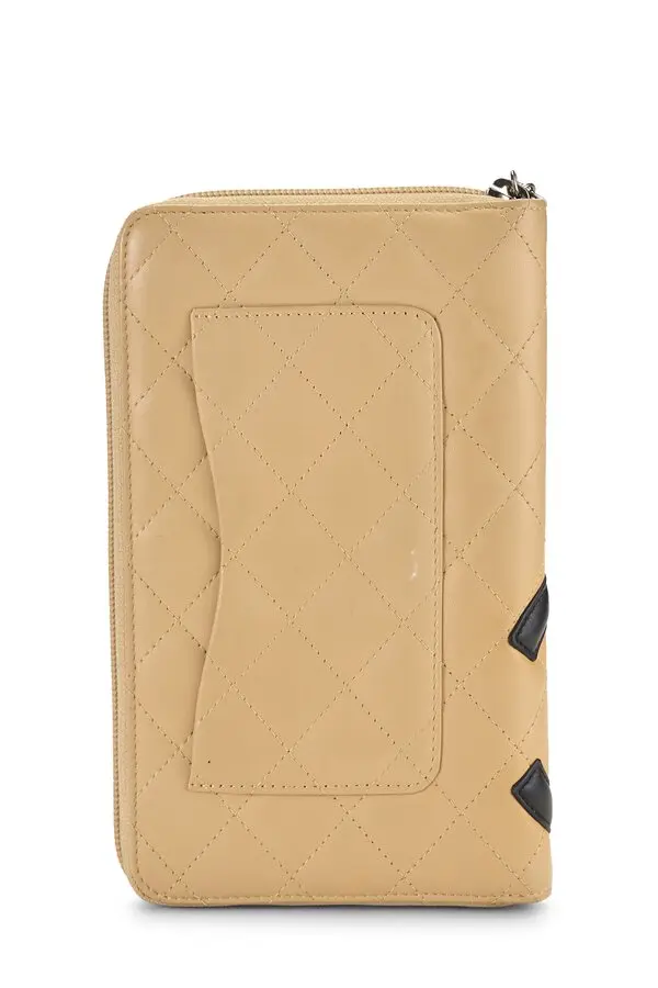 Chanel Calfskin Cambon Zippy Organizer