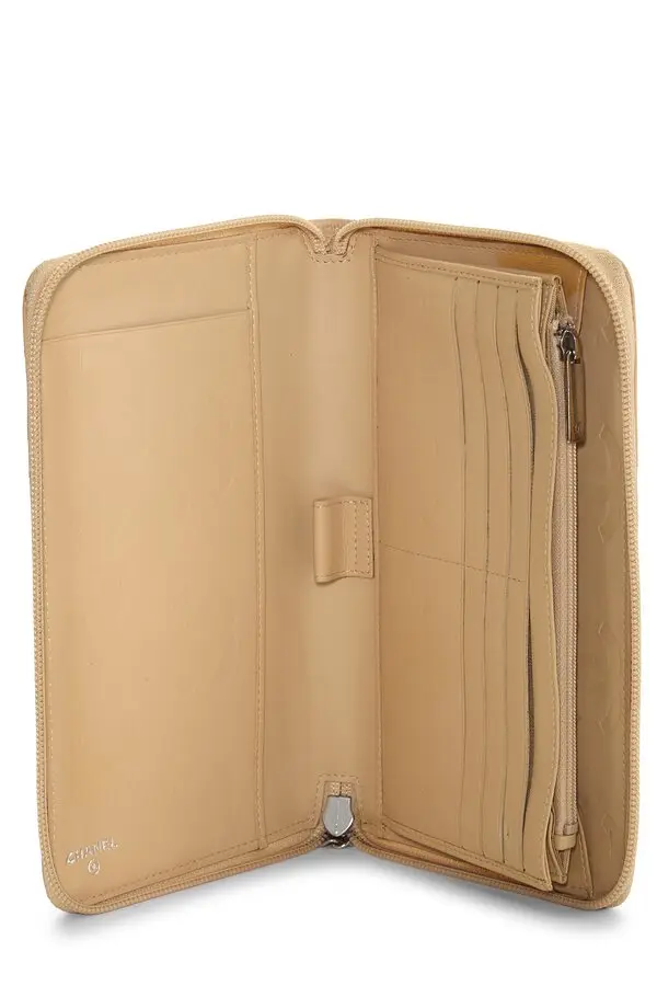 Chanel Calfskin Cambon Zippy Organizer