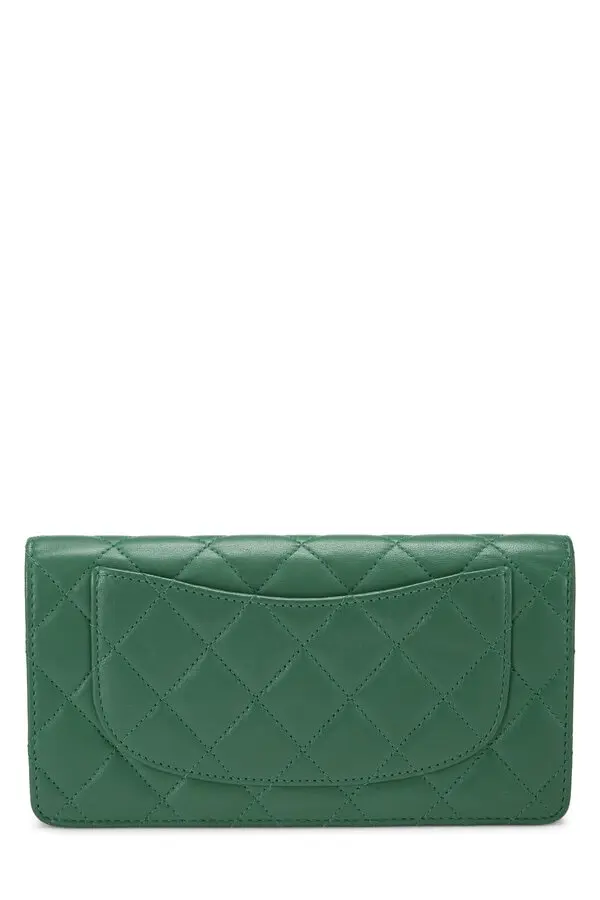 Chanel Quilted Lambskin Classic Long Yen Wallet