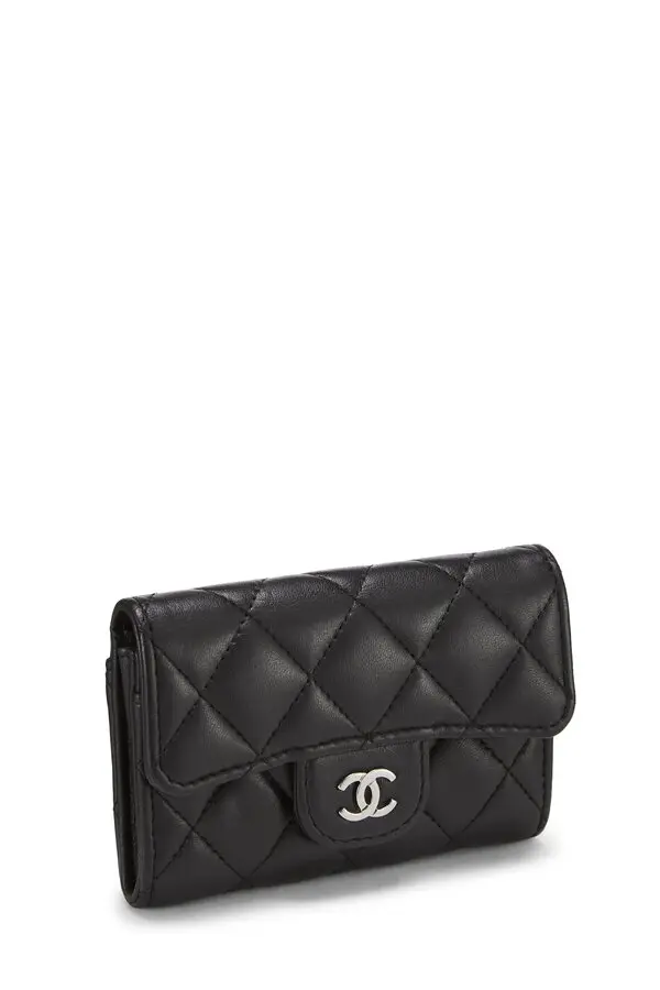 Chanel Lambskin Classic Flap Card Holder