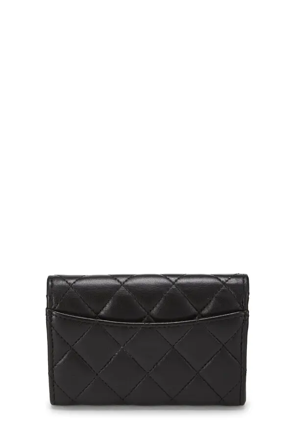 Chanel Lambskin Classic Flap Card Holder