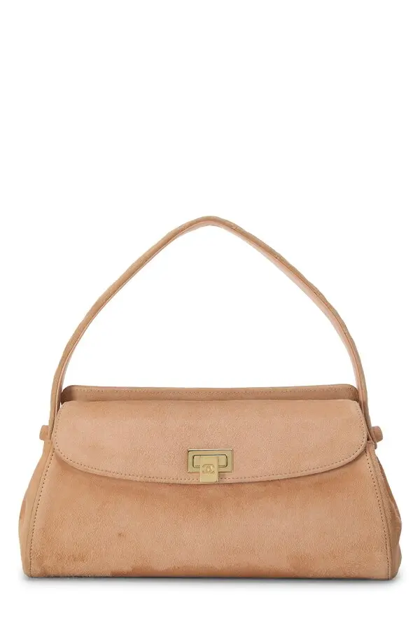 Chanel Suede Handbag - Orange