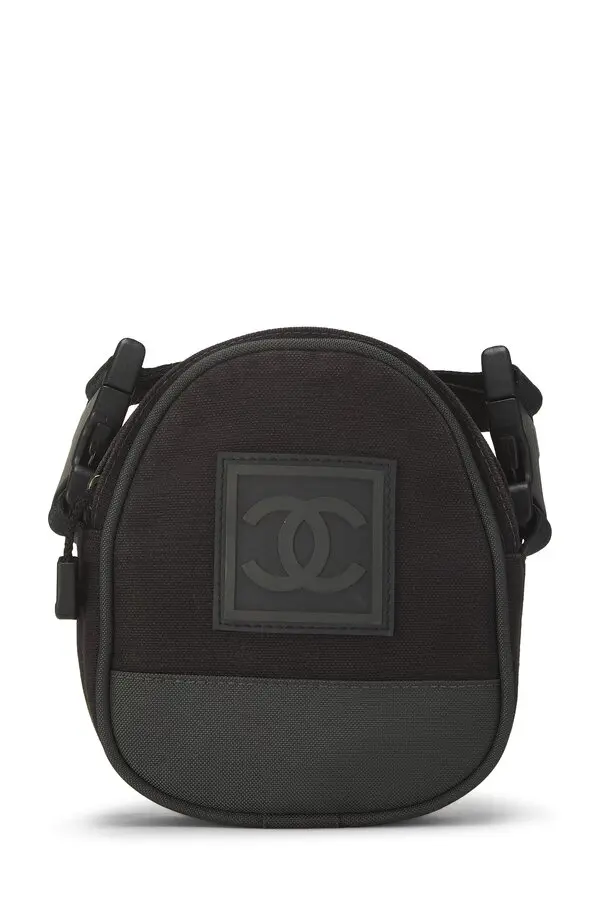 Chanel Canvas Sportline Crossbody - Grey