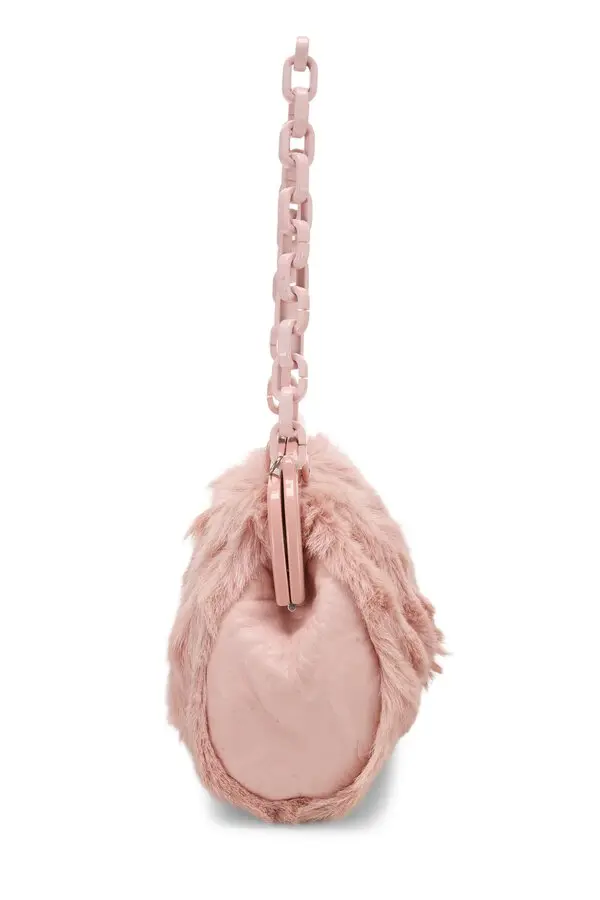 Chanel Fur Chain Shoulder Bag