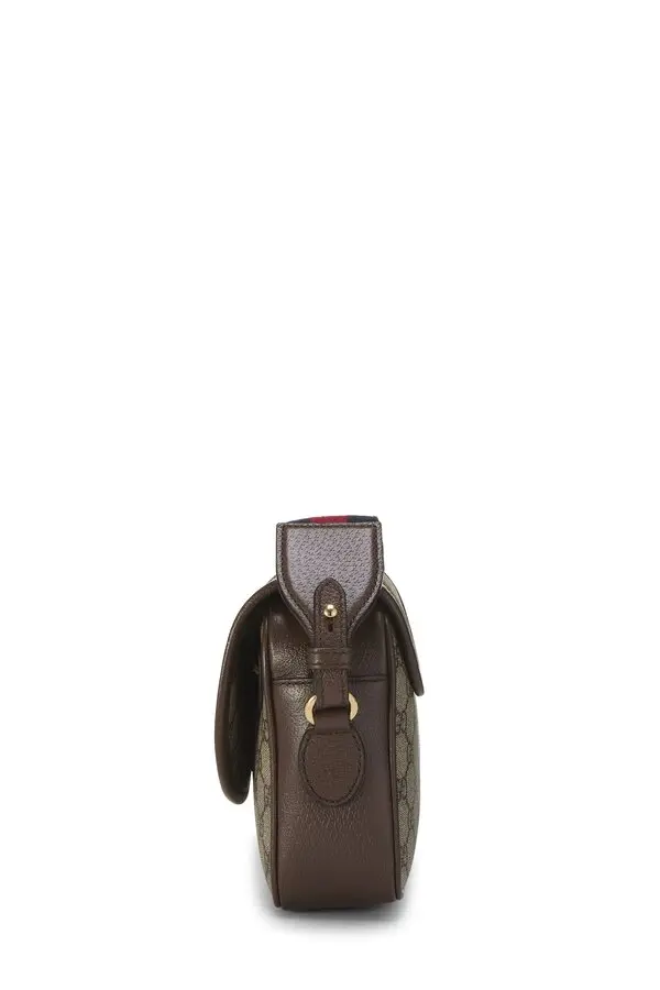 Gucci Gg Supreme Ophidia Shoulder Bag - Brown