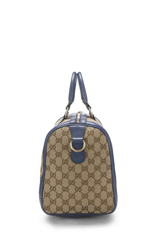 Gucci Gg Web Boston Handbag