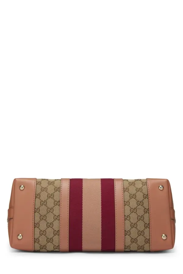 Gucci Gg Vintage Web Convertible Tote