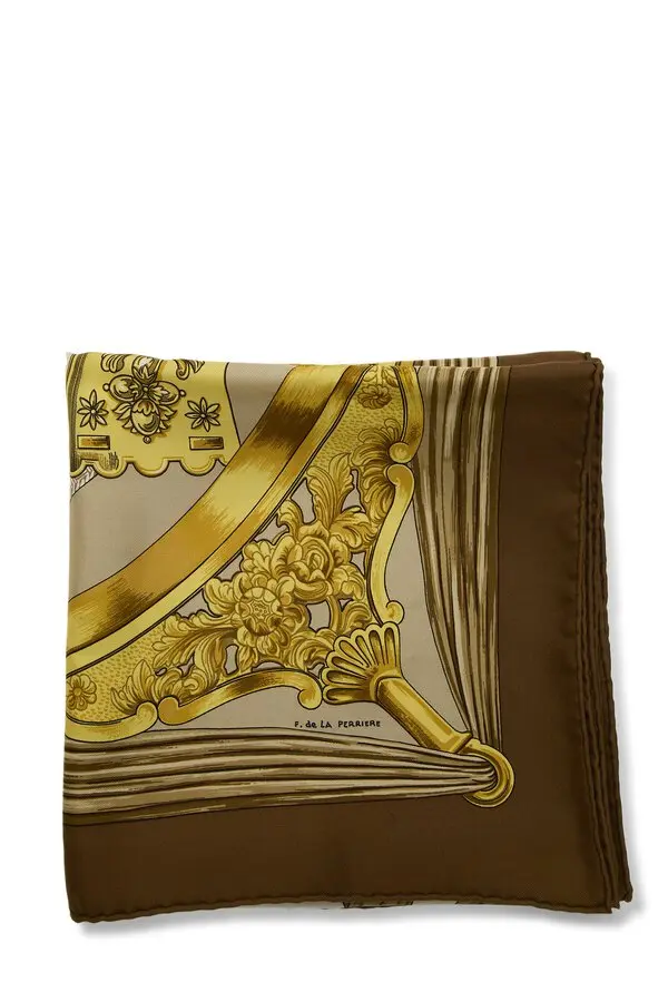Hermès Multicolor 'etriers' Silk Scarf 90