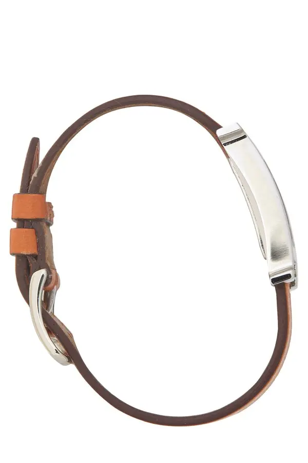 Hermès Heure H Watch With Leather Strap - Orange