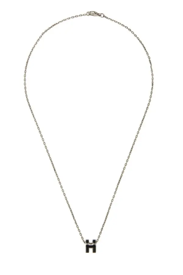 Hermès Pop H" Necklace - Black