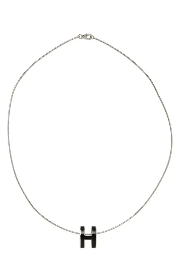 Hermès Pop H Necklace - Black