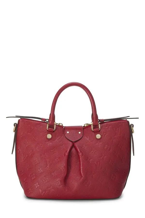 LOUIS VUITTON Monogram Empreinte Mazarine - Red