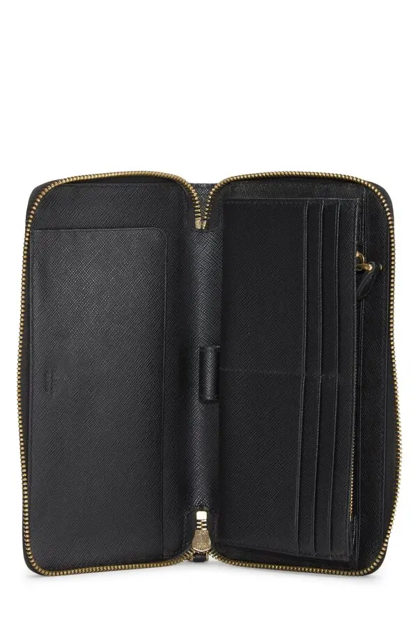 Prada Saffiano Zip Wallet