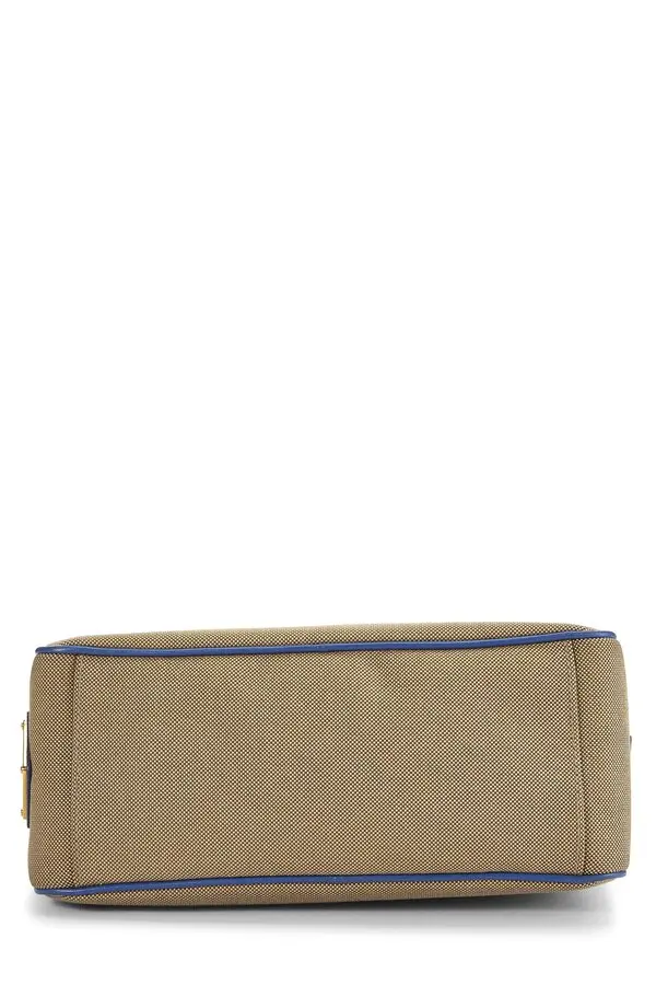 Prada Logo Jacquard Canvas Camera Bag