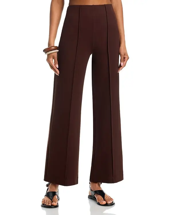 Aqua Pull On Bootcut Pants Exclusive - Brown
