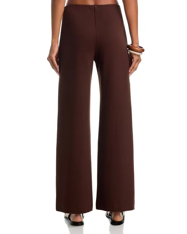 Aqua Pull On Bootcut Pants - Brown