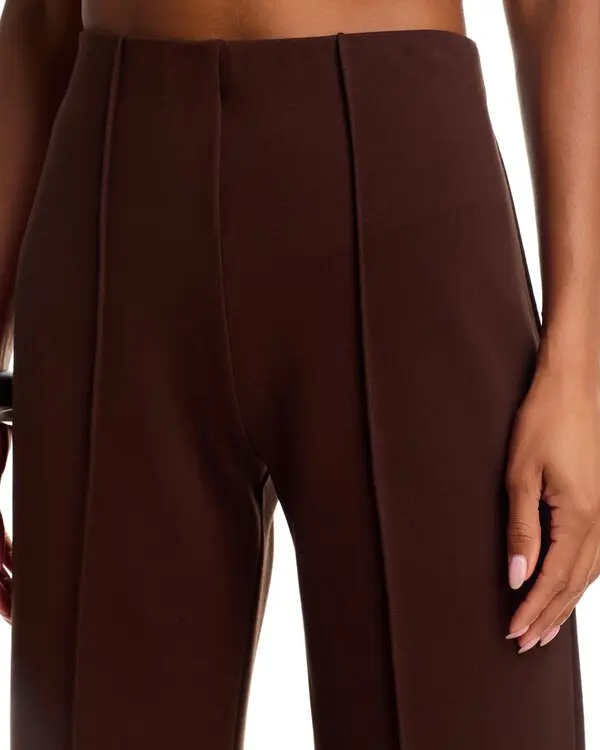 Aqua Pull On Bootcut Pants - Brown