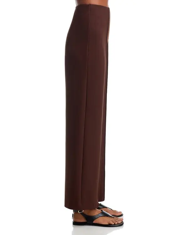 Aqua Pull On Bootcut Pants - Brown