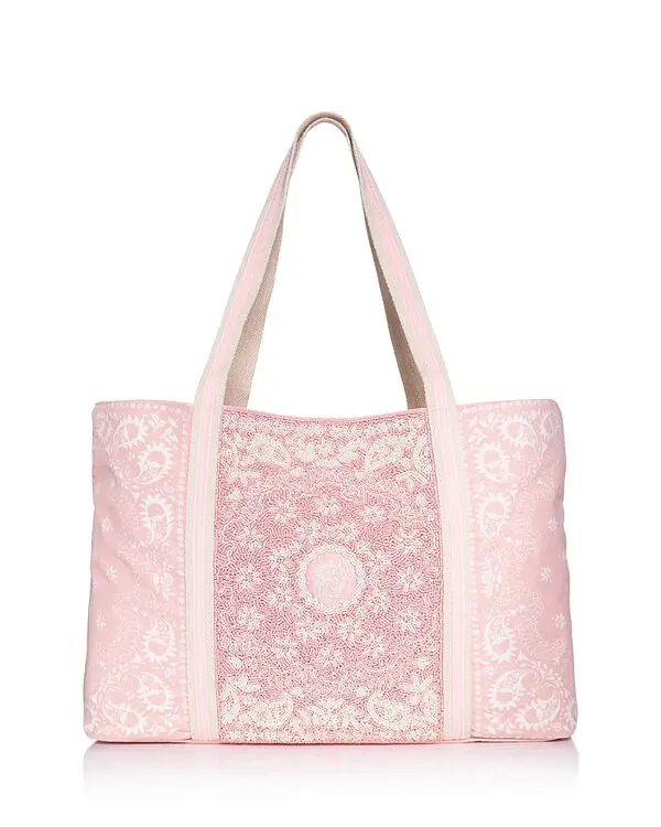 Aqua Bendita Embellished Large Tote - Multi