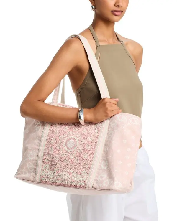 Aqua Bendita Embellished Large Tote