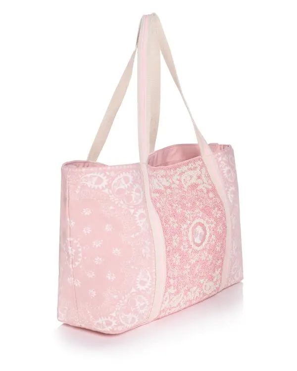 Aqua Bendita Embellished Large Tote