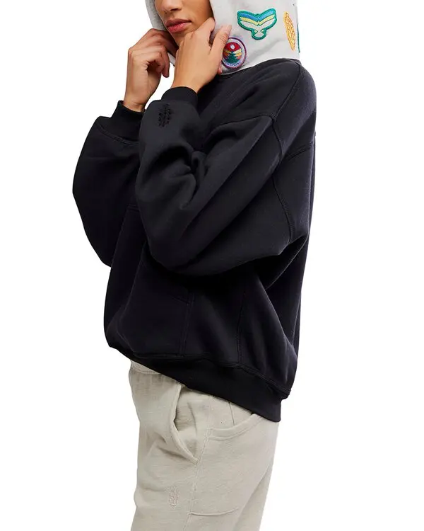 Free People Patch Hoodie