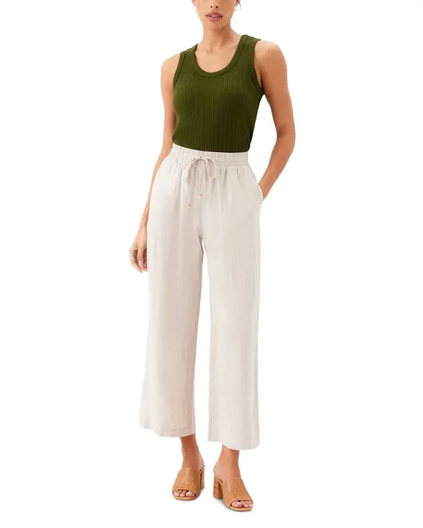 Karen Kane Linen Drawstring Pants