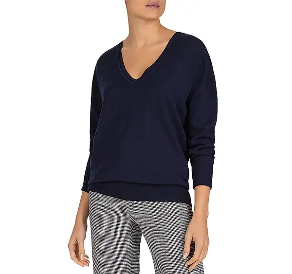 Gerard Darel Ermelinda V-neck Sweater - Blue