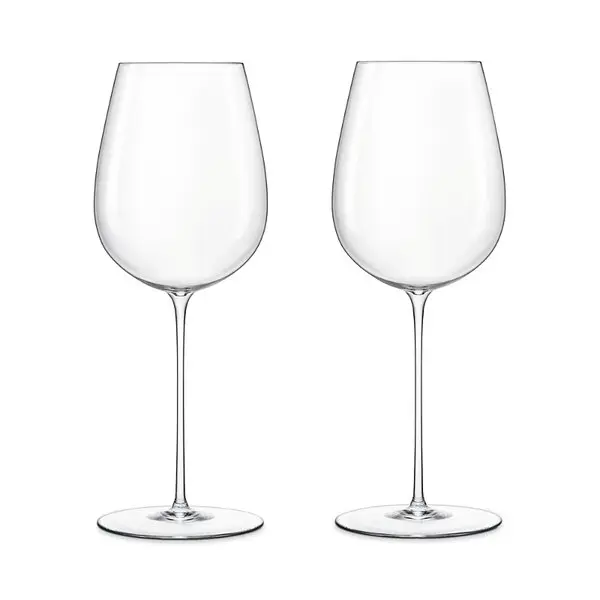 LUIGI BORMIOLI Sapienta Bordeaux Glasses, Set Of 2 - Clear