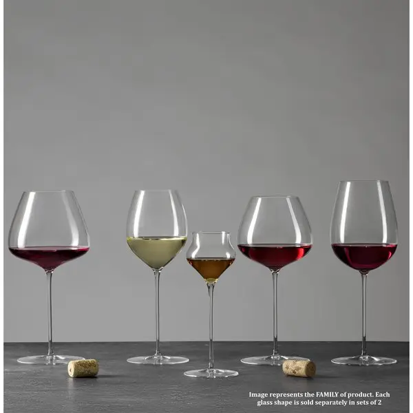 LUIGI BORMIOLI Sapienta Bordeaux Glasses, Set Of 2