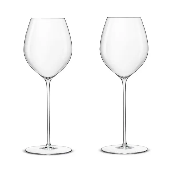 LUIGI BORMIOLI Sapienta Chardonnay Glasses, Set Of 2 - Clear