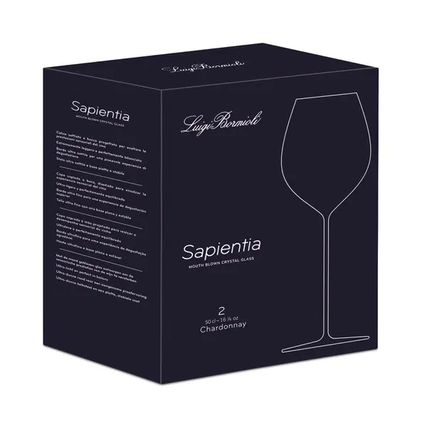 LUIGI BORMIOLI Sapienta Chardonnay Glasses, Set Of 2