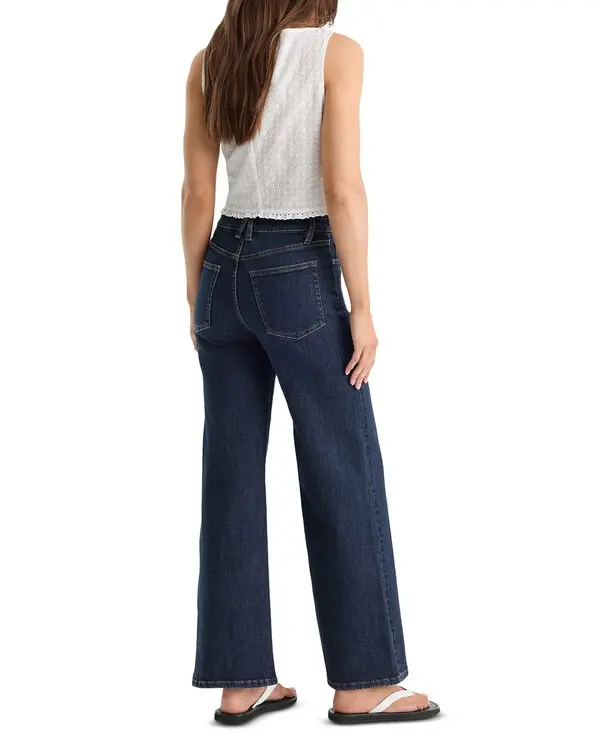 Good American Palazzo Wide Leg Ankle Jeans