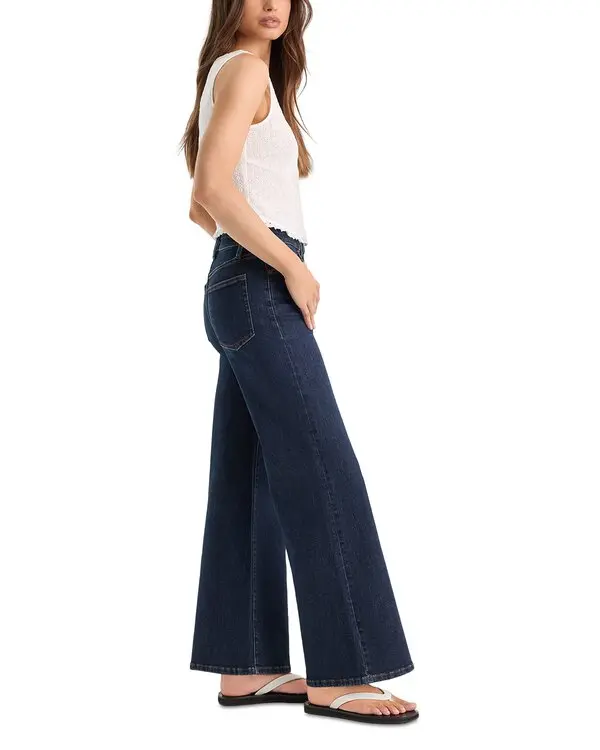 Good American Palazzo Wide Leg Ankle Jeans