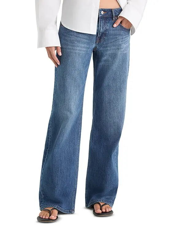 Good American Vintage Low Loose Jeans In Indigo1291 - Indigo